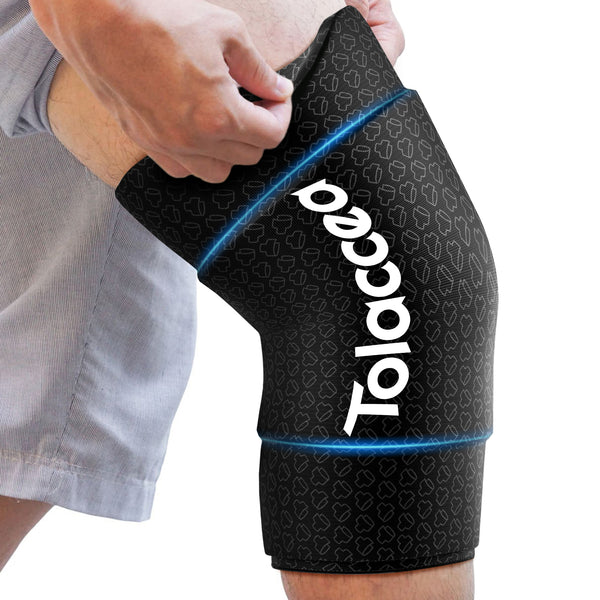 Tolaccea Full Leg Ice Pack Wrap 360° Cooling for Muscle Recovery & Pai